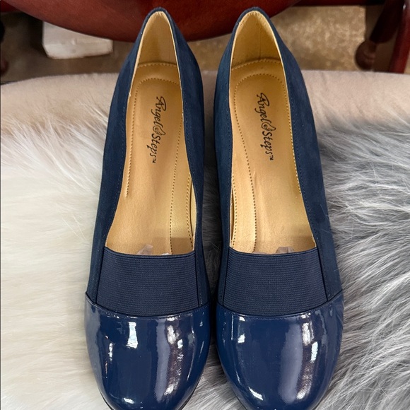 Angel Steps | Shoes | Angel Steps Navy Blue Womens Shoes Size 8m Nwt ...